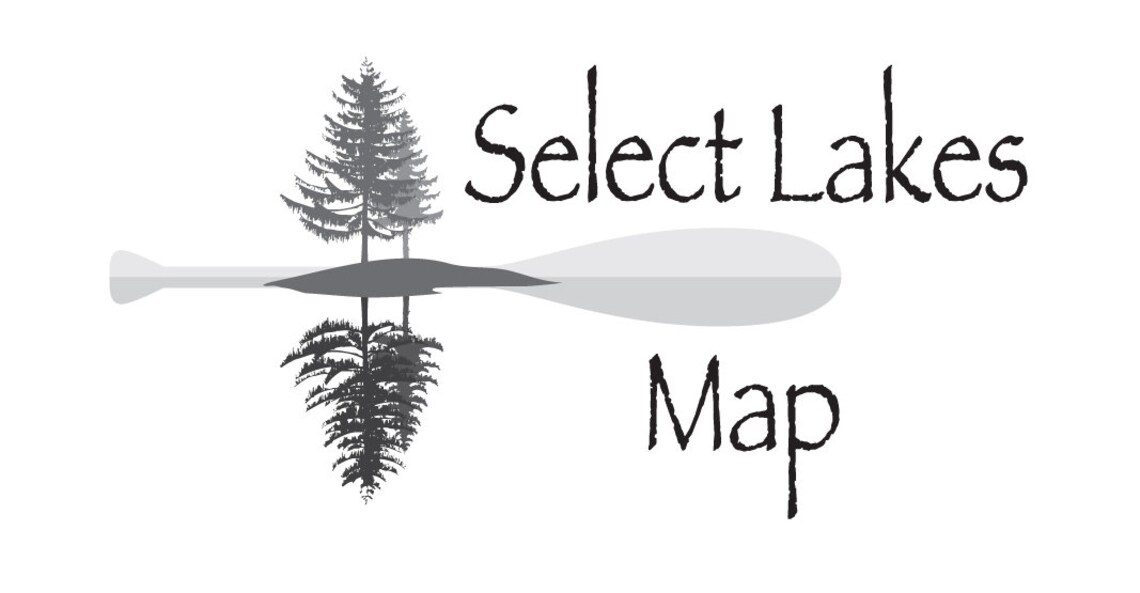 Select Lakes Map, Not AI Designed, Get a Custom Map Showing Your Trip ...