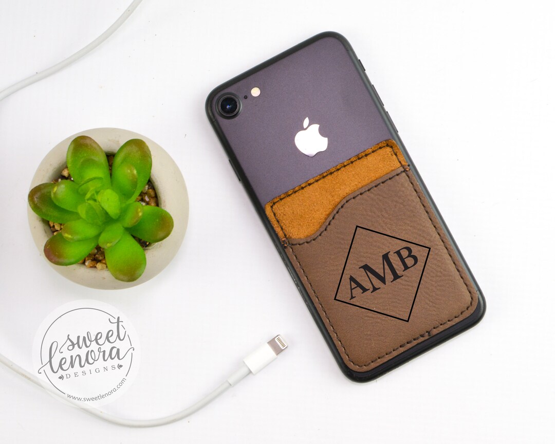 Cell Phone Card Holder | Personalized Cell Phone Wallet ID Holder ...