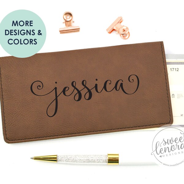 Custom Check Book - Etsy