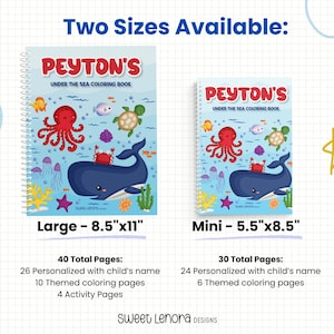 Personalized Kids Coloring Book, Custom Name Color Book, Gift for Kids ...