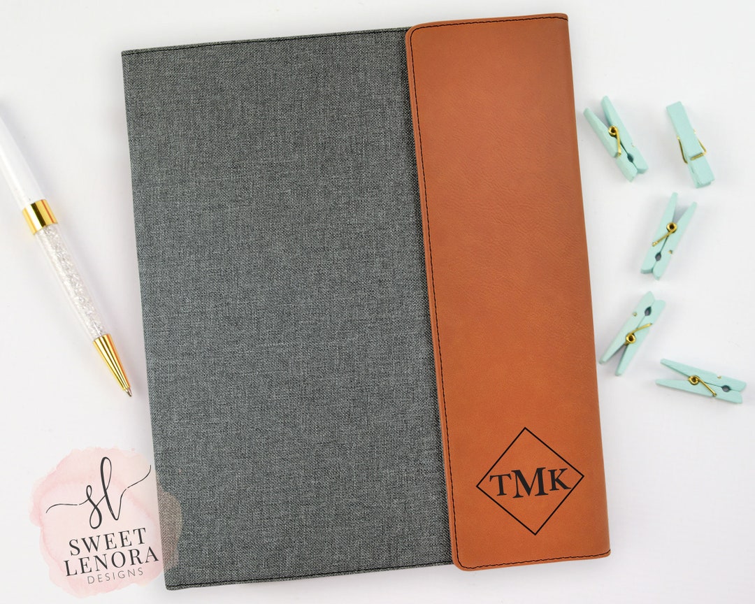 Custom Engraved Portfolio Padfolio Monogram Gift Realtor Gift ...