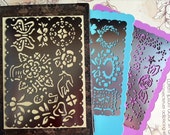 Flower Lace Planner Ruler Art Shapes Stencil Ruler Girl Life - Etsy