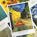 30 the Best Collection of Vincent Van Gogh Postcard Set Classic Famous ...
