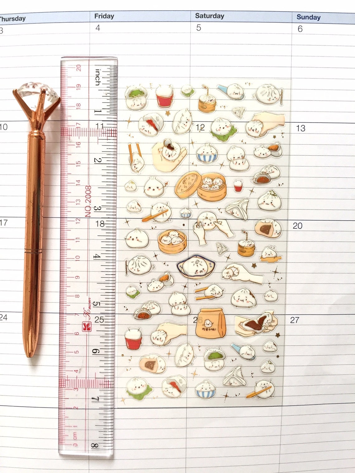 55 BBQ Pork Bun Cute Dim Sum Stickers Chinese Bun Recipe Asia Gourmet ...