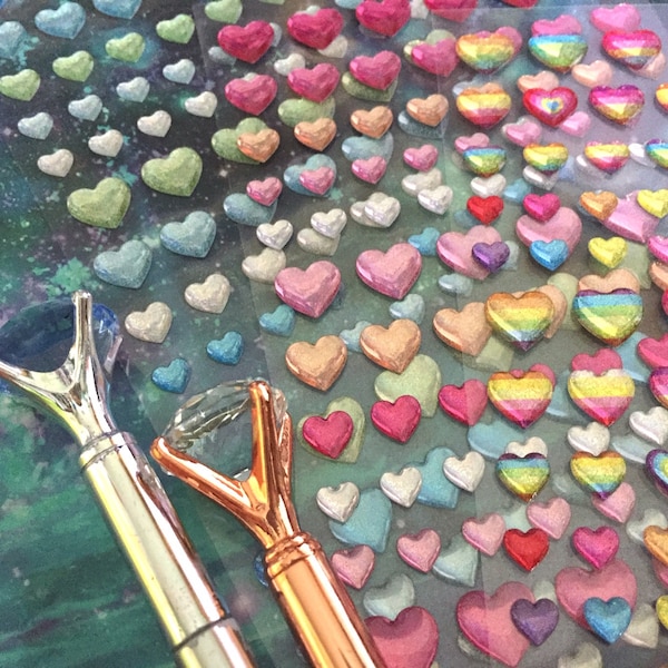 Small Heart Stickers - Etsy
