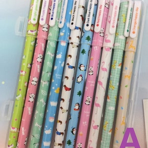 10 Pens Cute Pen Set With Box Kawaii Animal Panda Sea Sel Unicorn Gel ...
