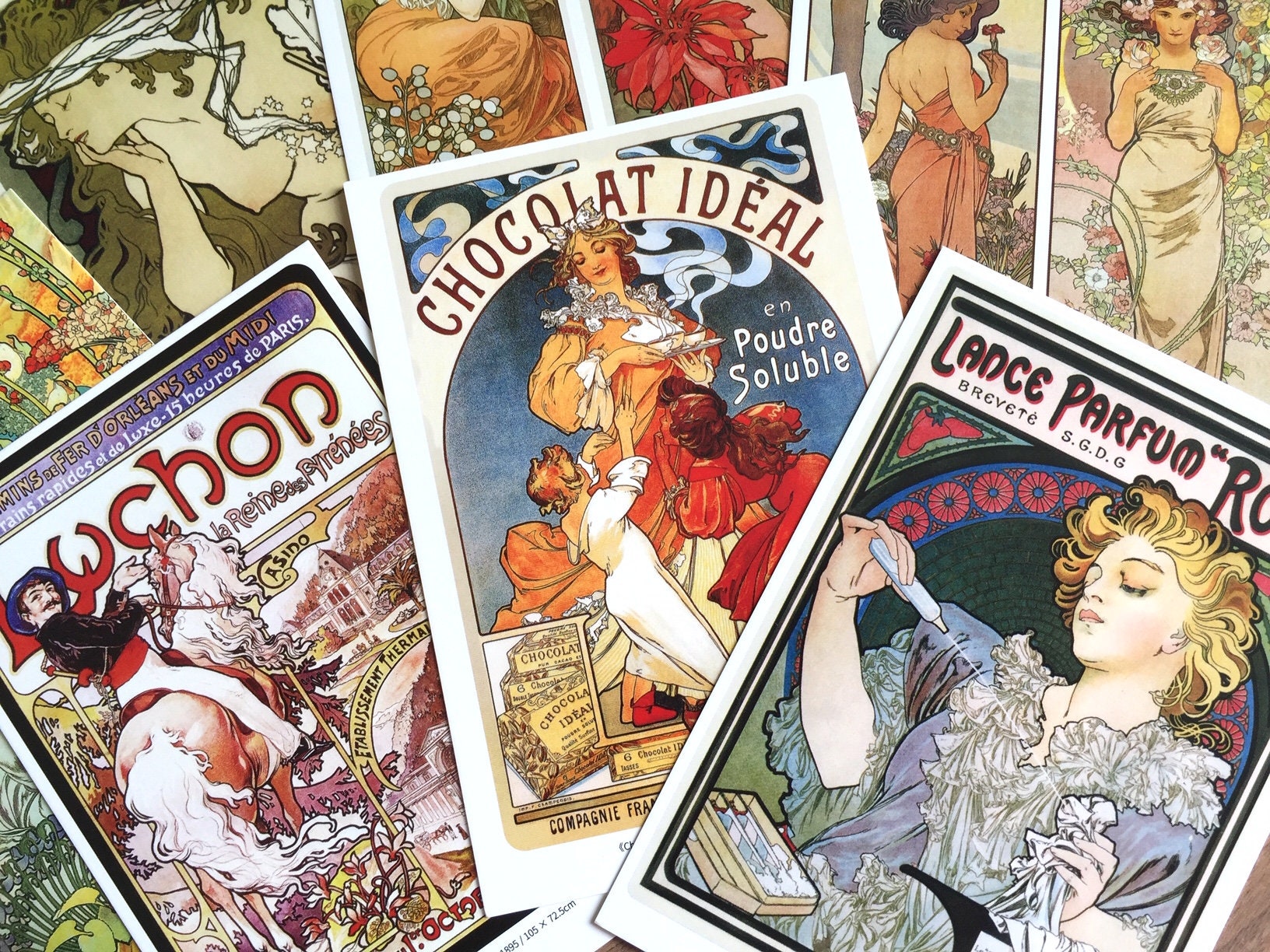 Set of 30 Alphonse Maria Mucha Postcards Mucha Art Nouveau | Etsy Canada