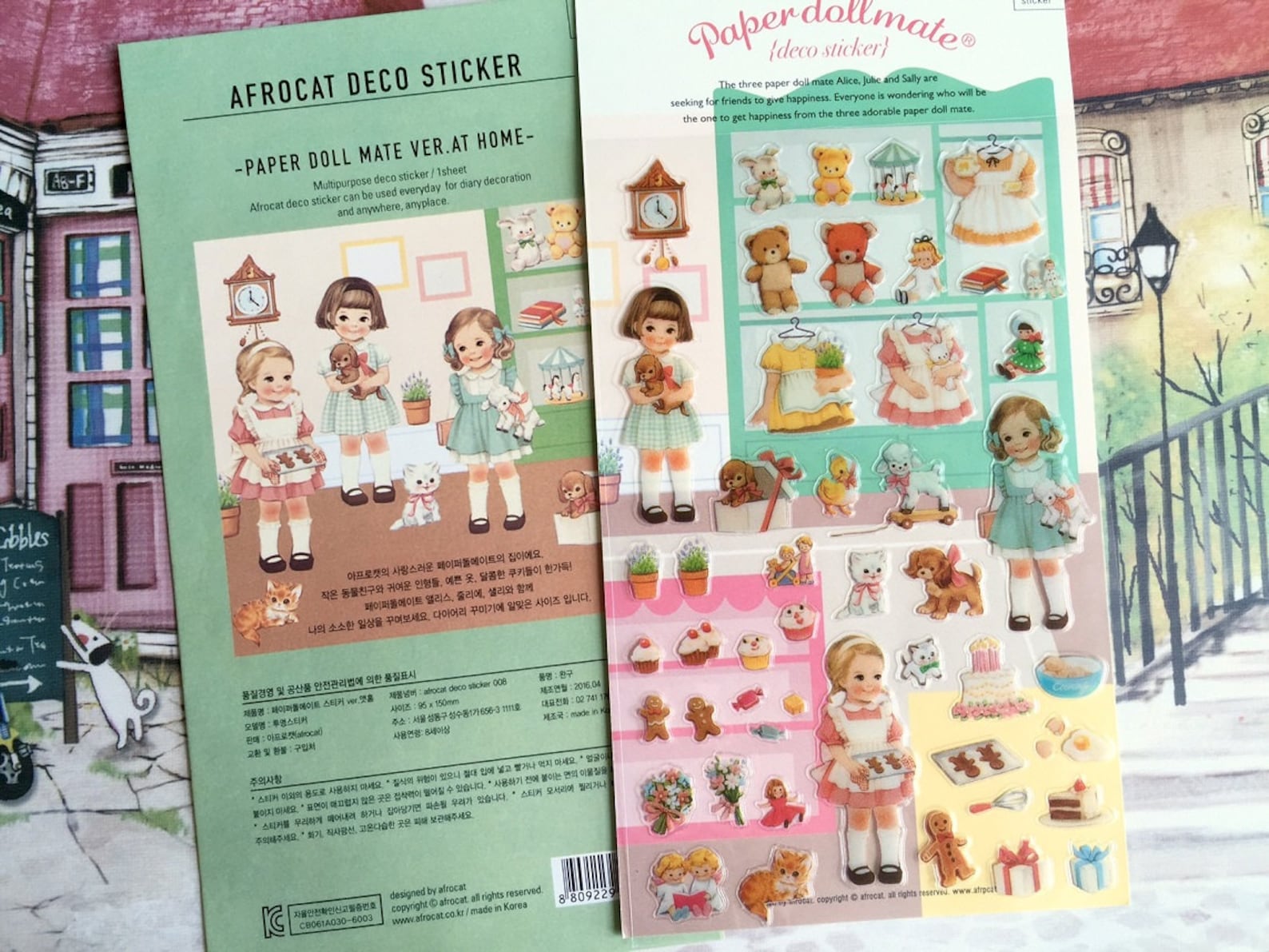 Adorable Little Girl Sticker Lovely Toddler Girl Cake Shop - Etsy