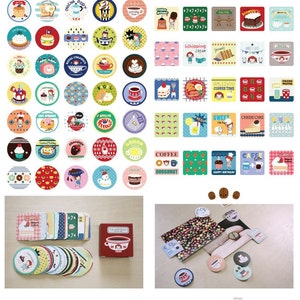 70 Stickers Cafe Dessert Sticker Cute Anne Tea Party Label Sticker ...