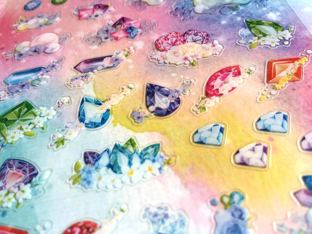 Colorful Diamond Sticker Diamond Stone Pearl Sticker Jewelry Gemstone ...