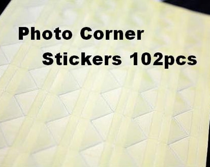 Corner Sticker Transparent Album Sticker Adhesive Embalishment - Etsy