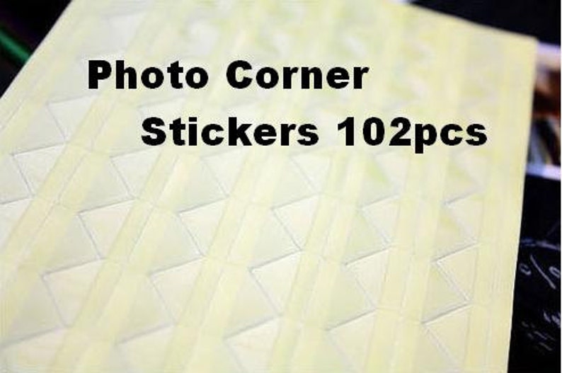 Corner Sticker Transparent Album Sticker Adhesive Embalishment ...
