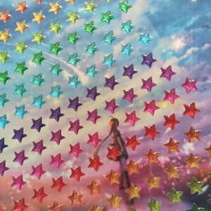 190 Fancy Little Star Epoxy Sticker Glitter Stars Cute Baby Star ...