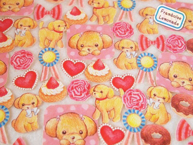 70 Cute Puppies Stickers Baby Dog Pet Dog Little Brown Dog Cute Mini ...