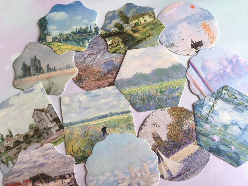 Classic Famous Oil Paintings Sticker He Best Collection of Fine Art ...