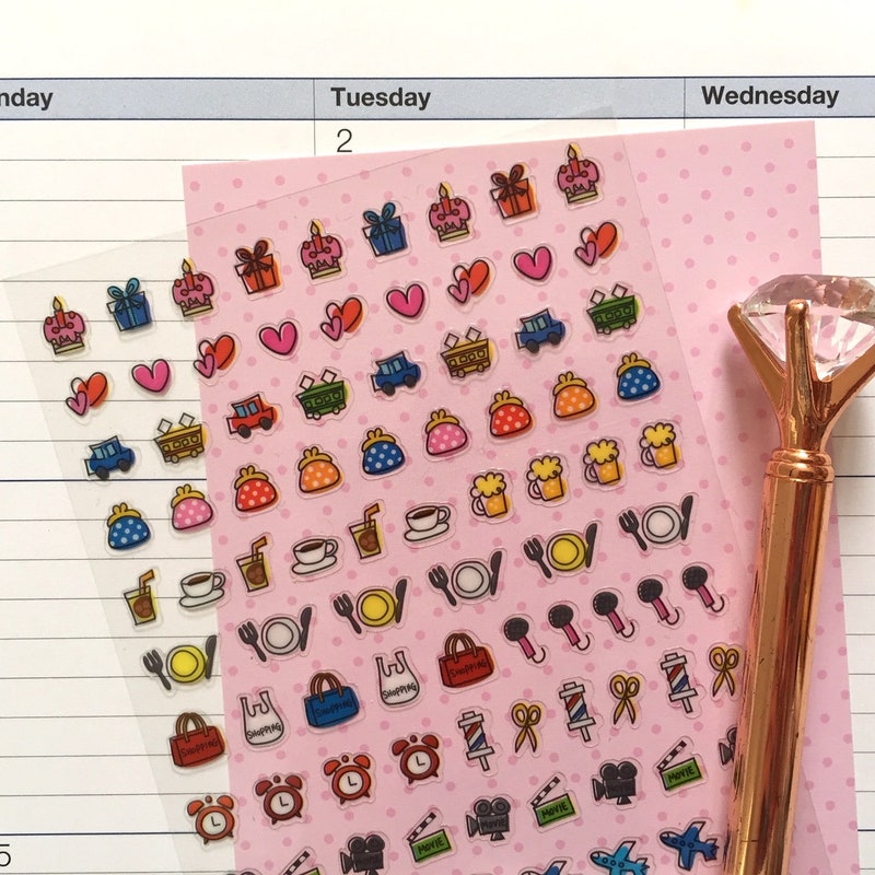 Daily Symbol Stickers - Etsy UK