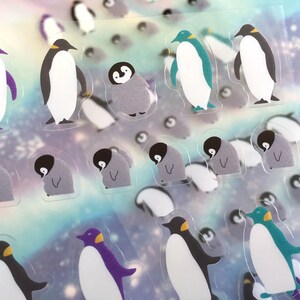 Cute Penguin Sticker Dancing Penguins Antarctica Emperor Penguin Baby ...