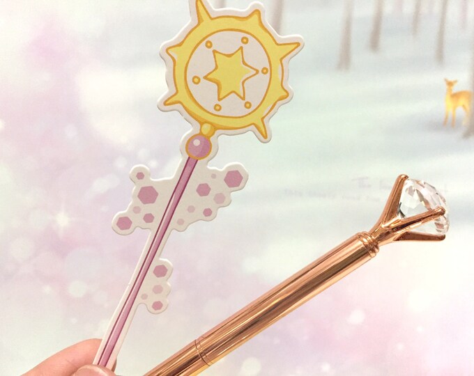 Pretty Magic Ward Sticker Super Thick Colorful Epoxy Sticker Anime ...