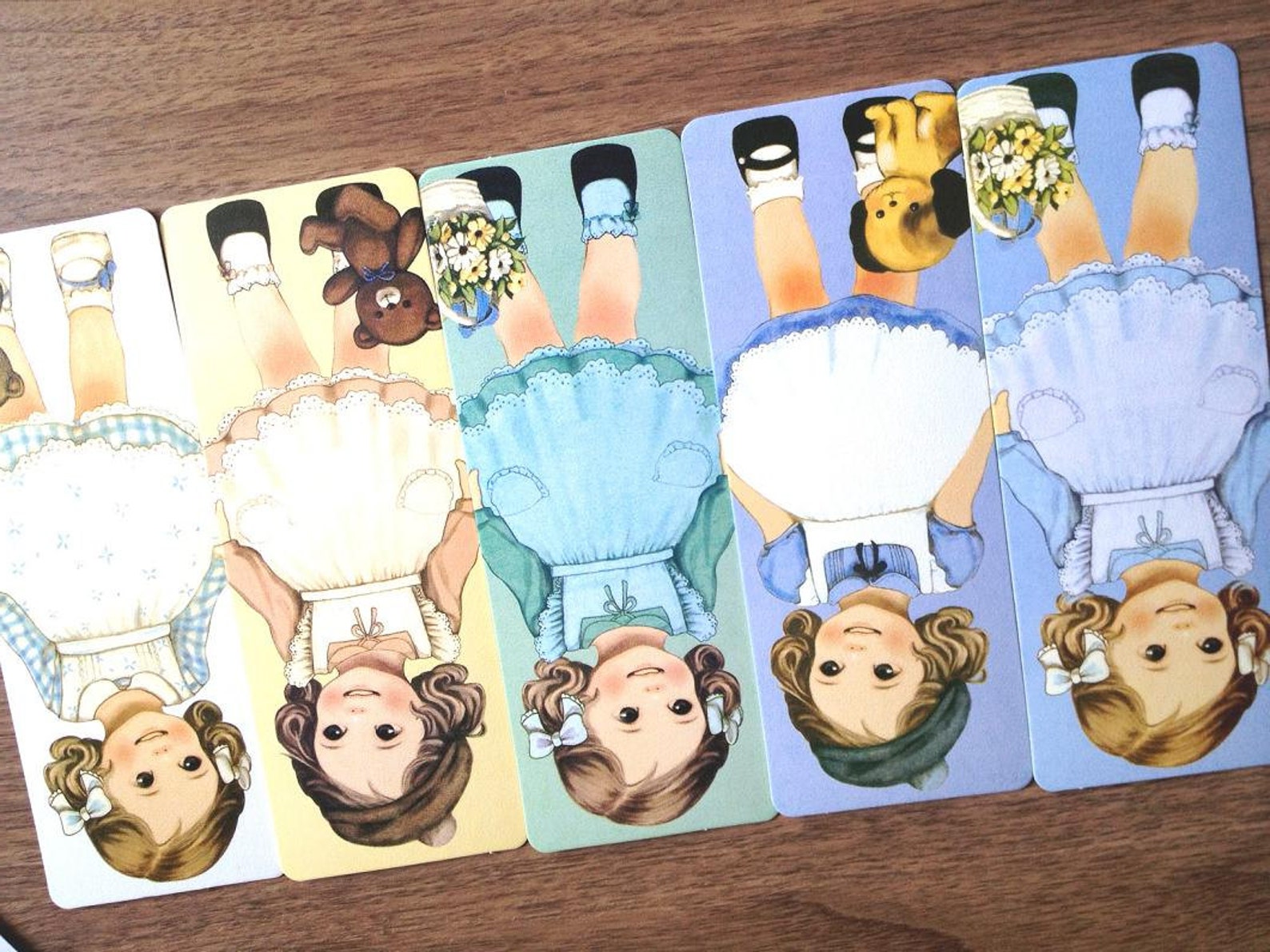 Fashion Dolly Paper Card Retro Little Dresses Doll Dollmate - Etsy