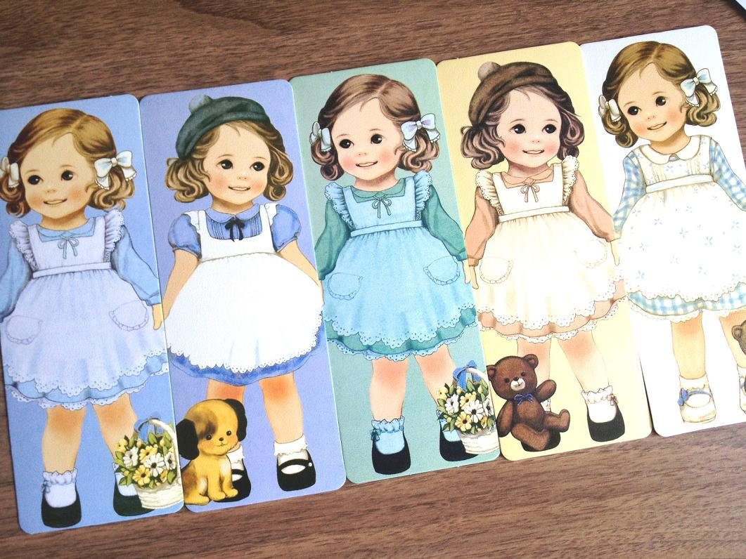 Fashion Dolly Paper Card Retro Little Dresses Doll Dollmate - Etsy
