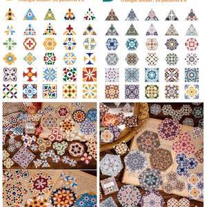 150 Tile Stickers Mini Tile OOAK Retro Boho Tile Vintage - Etsy