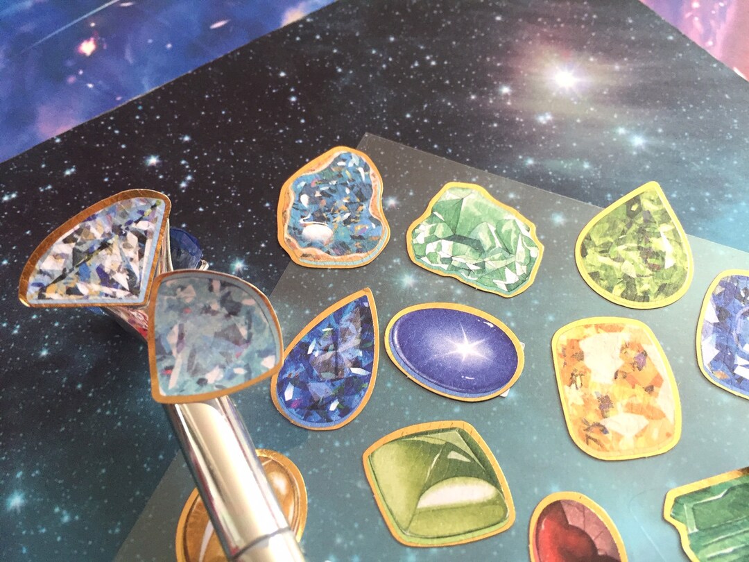 Diamond Gemstone Sticker Rainbow Diamond Teardrop Diamond Jewelry Stone ...