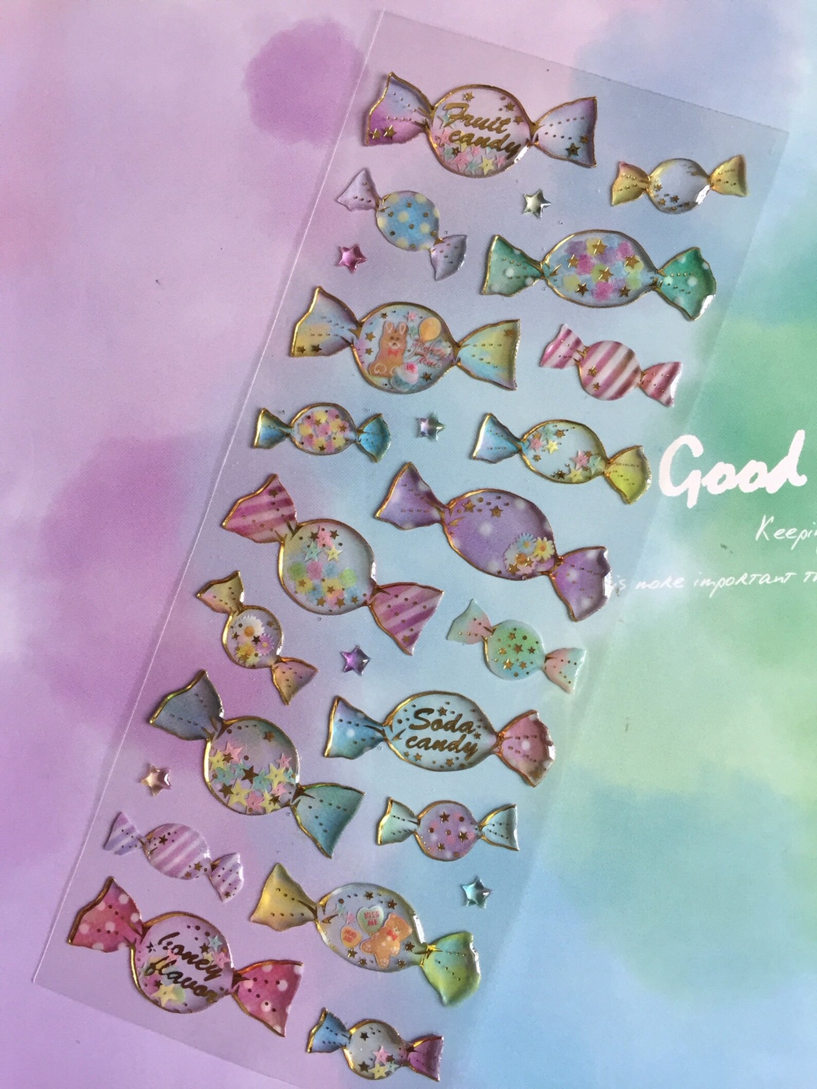 Fancy Candy Sticker Princess Fruit Candy Pressed Flowers Candy - Etsy