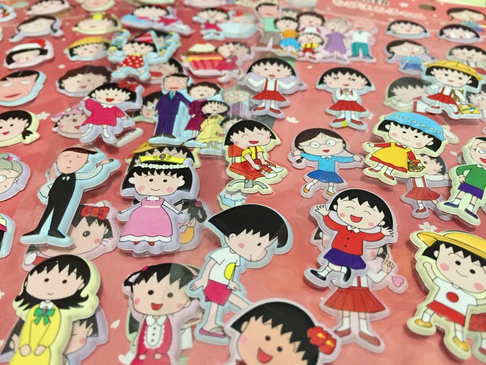 Chibi Maruko Chan Sticker Cute Girl Maruko Funny Family Sakura - Etsy