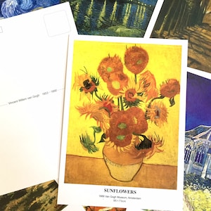 30 the Best Collection of Vincent Van Gogh Postcard Set Classic Famous ...