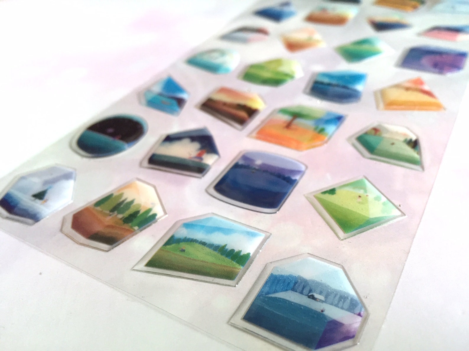 Mini World Tiny World Sticker Wish Bottle Glass Cube Little - Etsy