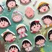 Chibi Maruko Chan Sticker Cute Girl Maruko Funny Family Sakura Family ...