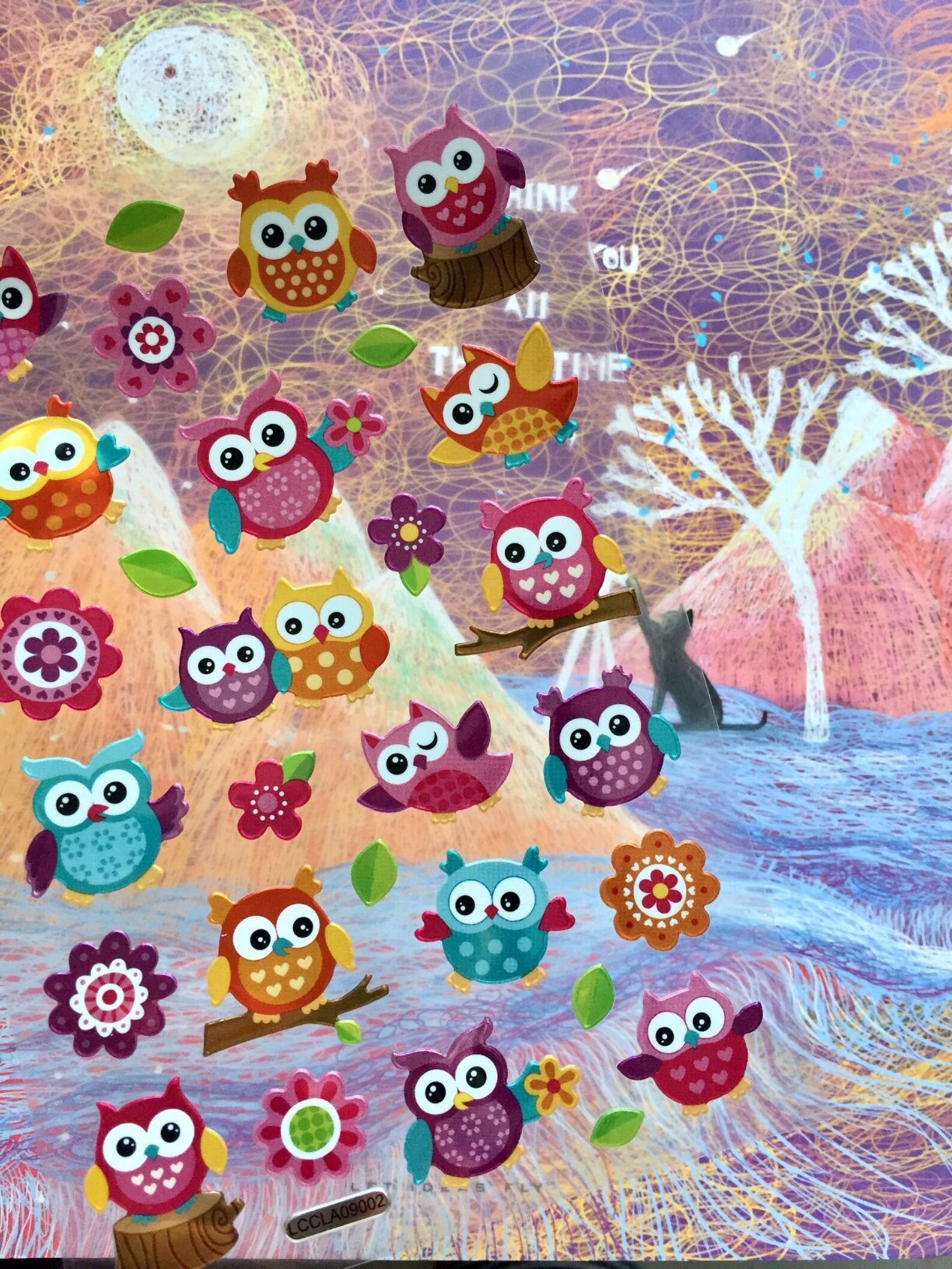 29 Pieces Glitter Sparkle Laser Owl Stickers Cute Animal Pet - Etsy