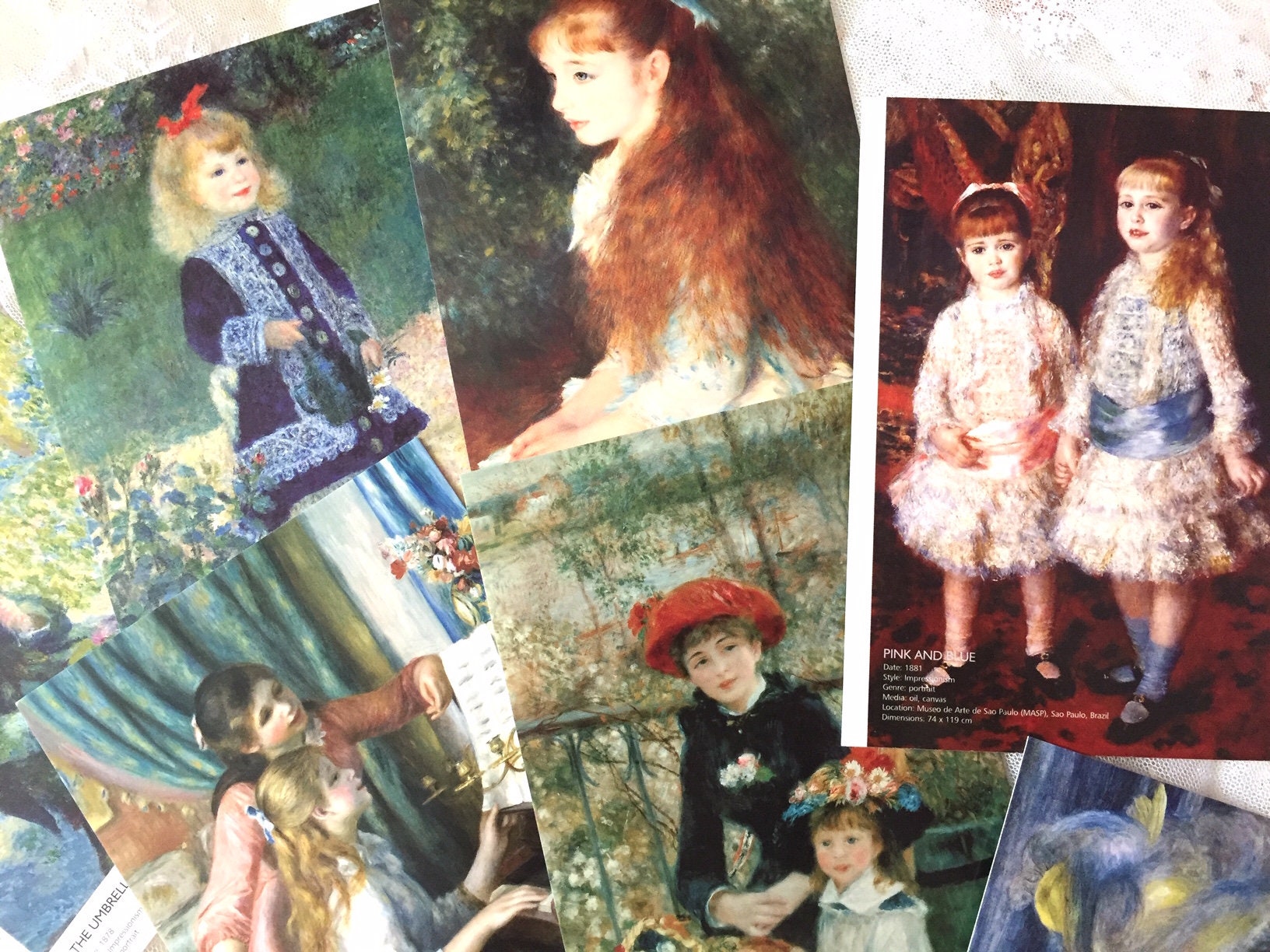 30 Pierre Auguste Renoir postcard set Luncheon of the Boating | Etsy