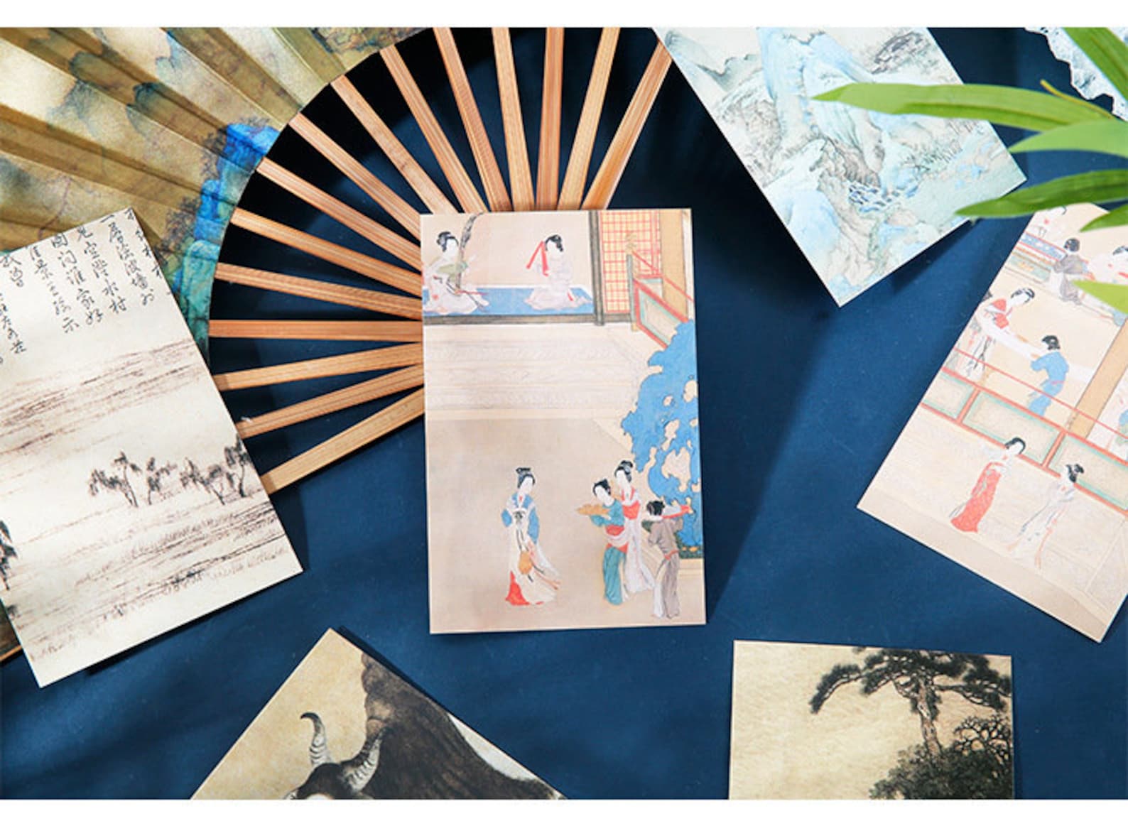 30 Ancient Chinese Landscape Portrait Postcards Classic China Antique ...