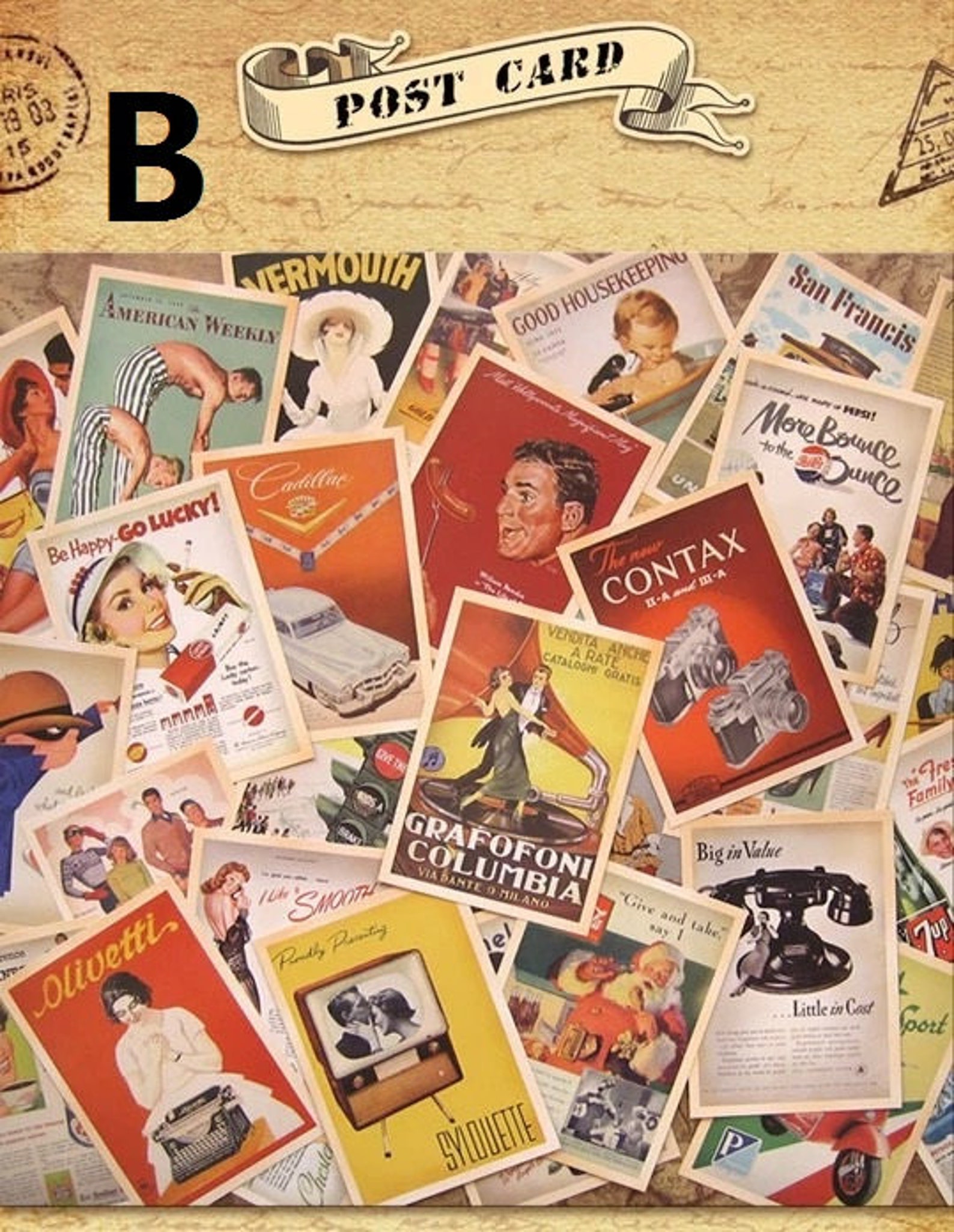 American Classic Ad Postcard Classic Movies Poster Retro Film - Etsy