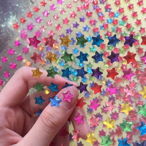 171 Fancy Little Star Epoxy Sticker Glitter Stars Cute Baby Star ...
