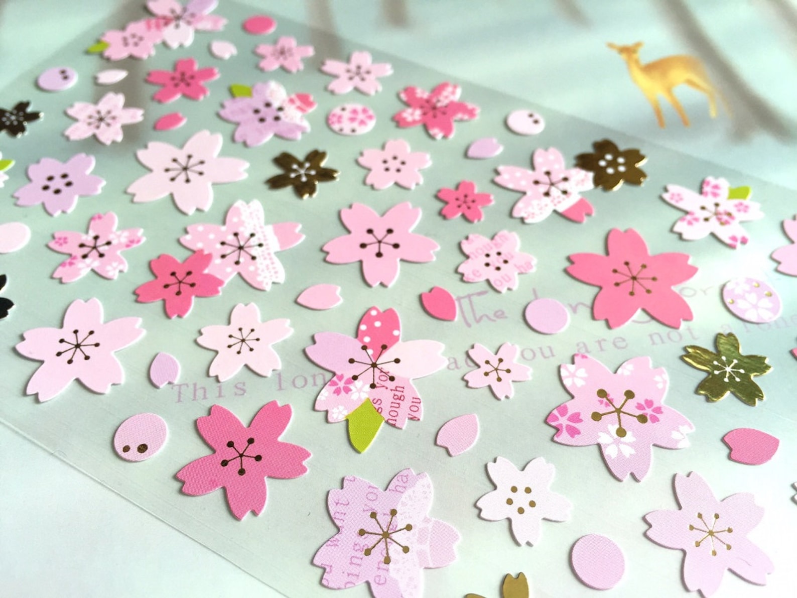 Sakura Sticker Pink Flower Cherry Blossom Sticker White Flower - Etsy
