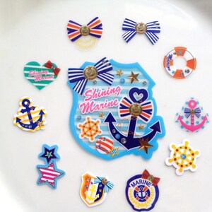 71 Marine Theme Sticker Marine Decoration Sailing Anchor Boating ...