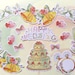 Happy Wedding Sticker Wedding Diamond Ring Cake Dove Banner - Etsy