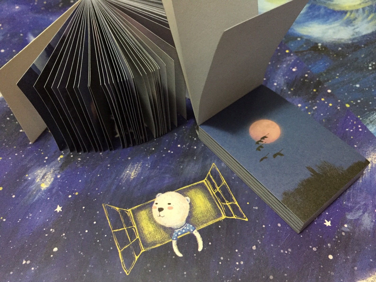 50 Moon Scenery Stickers Book Mini Book Moon Collection Full - Etsy