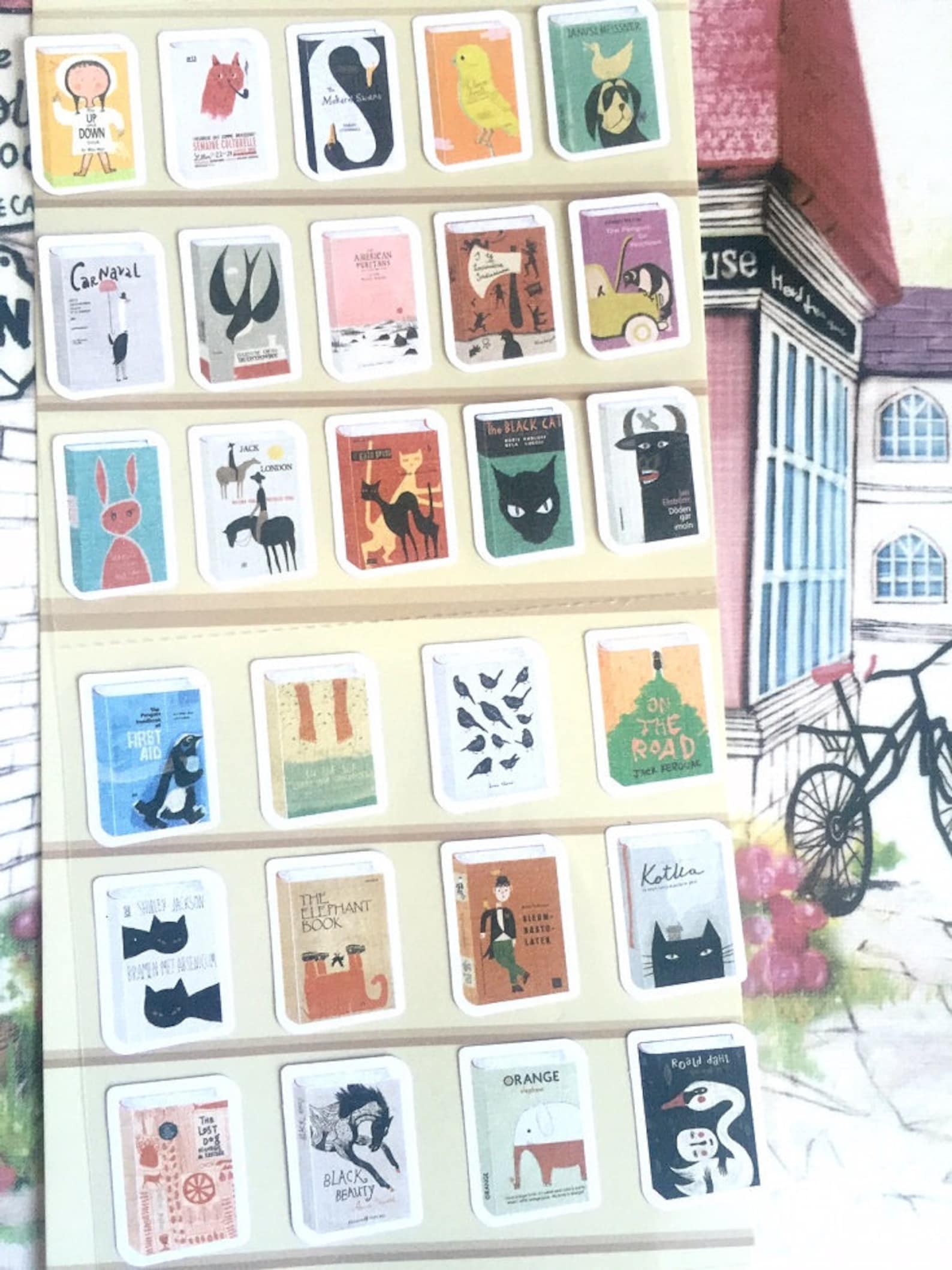 Book Sticker Book Cover Retro Books Famous Book Reading Quotes - Etsy