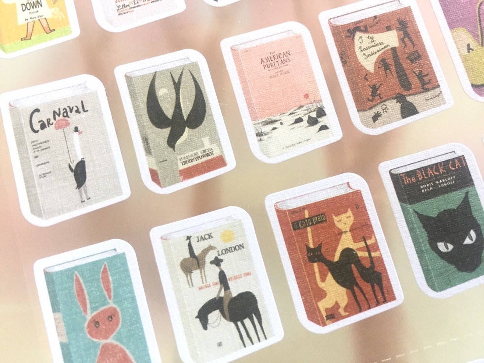 Book Sticker Book Cover Retro Books Famous Book Reading Quotes - Etsy