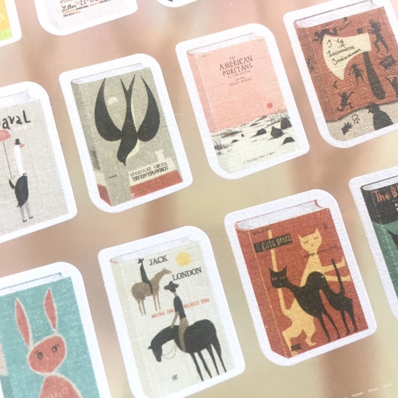Book Stickers - Etsy