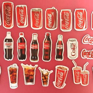 24 Coke Cola Stickers Coke Collection Diet Coke Canned Coke Mini Coke ...