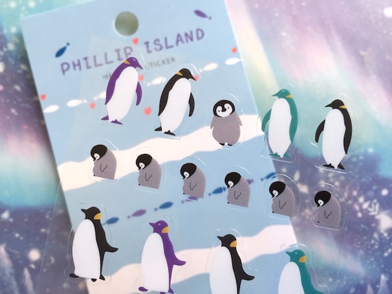 Cute Penguin Sticker Dancing Penguins Antarctica Emperor | Etsy
