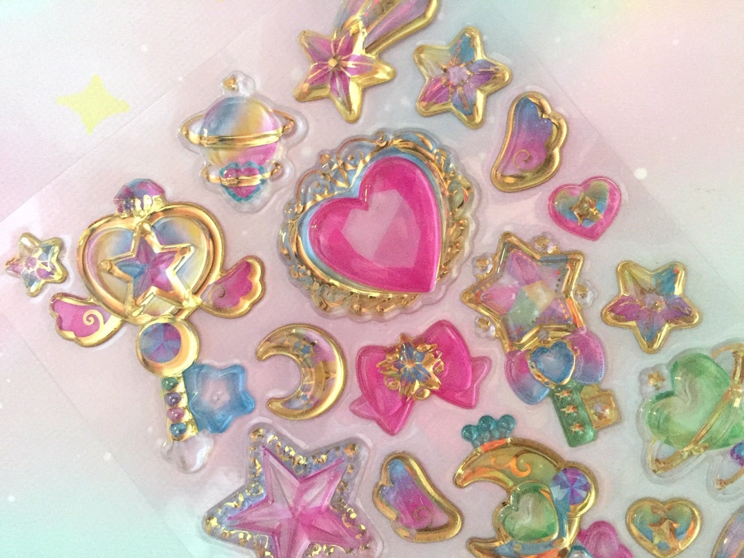 Pretty Magic Ward Sticker Super Thick Colorful Epoxy Sticker Anime ...