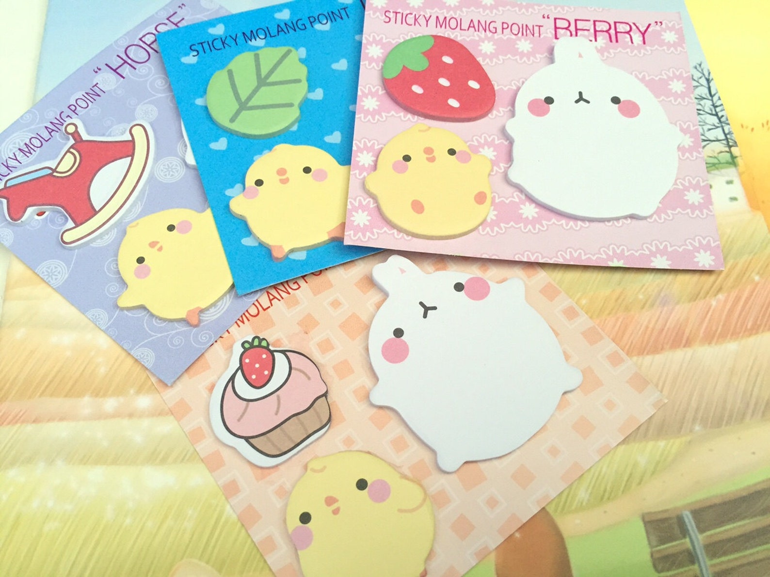 Rabbit Sticky Note Cute Rabbit Lovely Bunny Cartoon Sticky - Etsy