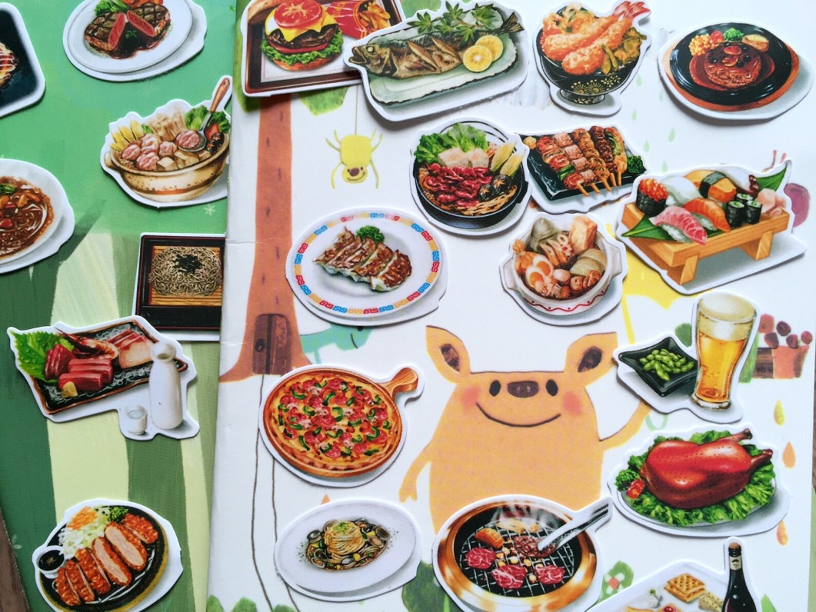 Buffet Food Sticker Picnic Food Gourmet Breakfast Dinner - Etsy