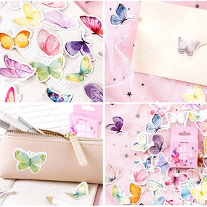 45 Butterfly Sticker Butterfly Theme Dancing Butterfly Colorful ...