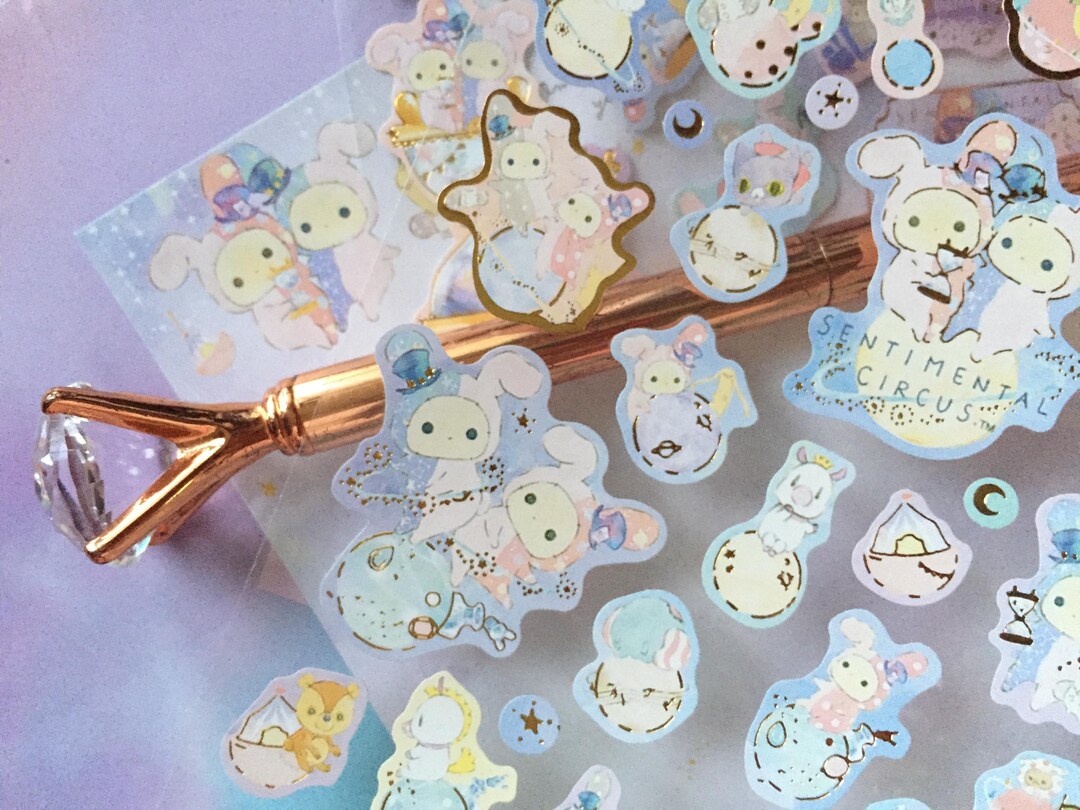 Circus Rabbit Sticker Sentimental Circus Animal Rabbit Adorable ...